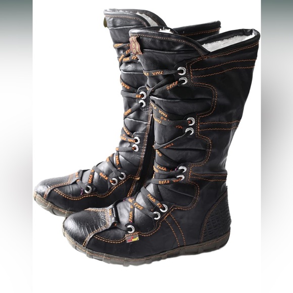 TMA EYES | Shoes | Tma Eyes Snakeembossed Leather And Pu Upper Womens ...